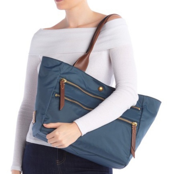 Frye | Bags | New Frye Ivy Nylon Tote Bag Peacock Blue | Poshmark